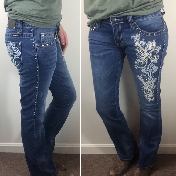 Montana West | Jeans | Trinity Ranch Embellished Jeans Boot Cut | Poshmark